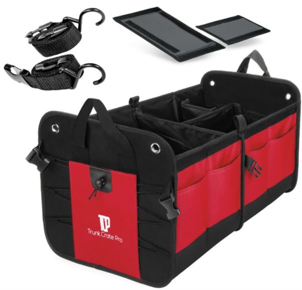 Multi compartments Car Trunk Organizer | Car Storage |Trunk Crate Pro